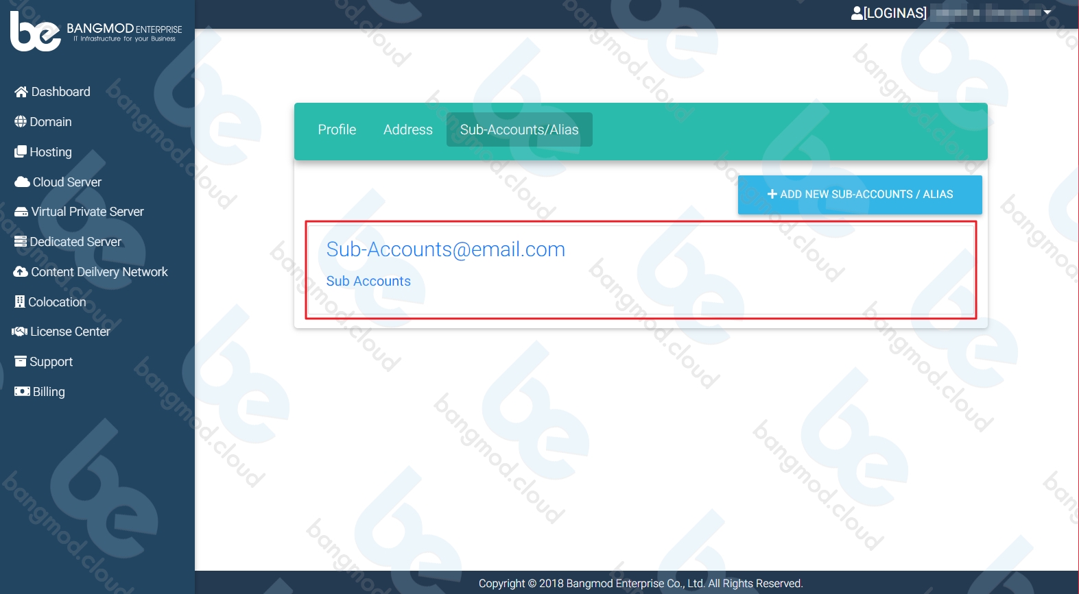 วิธีการเพิ่ม Sub-Account (สำหรับองค์กรที่มีผู้ใช้งานหลายคน) - Bangmod ...