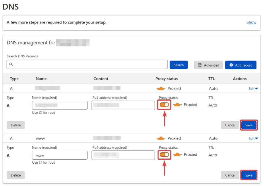 วิธีการปิดเมฆส้มใน Cloudflare - Bangmod Knowledge Base