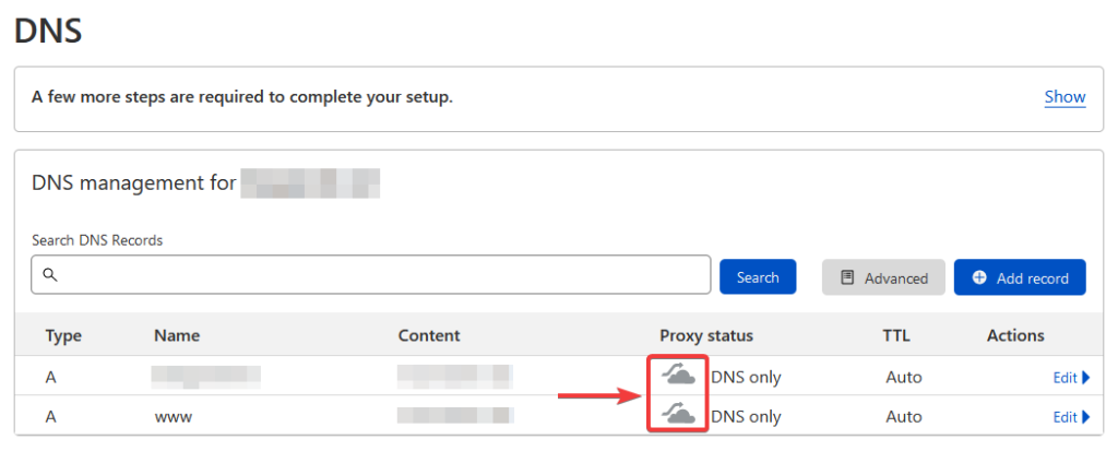 วิธีการปิดเมฆส้มใน Cloudflare - Bangmod Knowledge Base