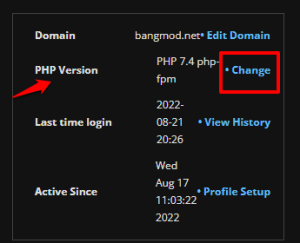 วิธีการเปลี่ยน PHP Version ผ่าน DirectAdmin บน Next-Gen WordPress Hosting - Bangmod Knowledge Base