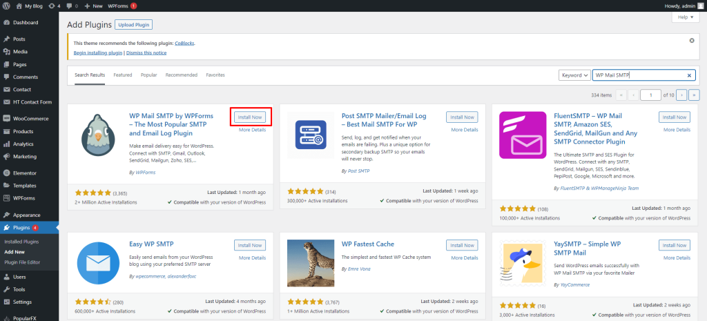 วิธีการทำ WordPress SMTP Form Mail - Bangmod Knowledge Base