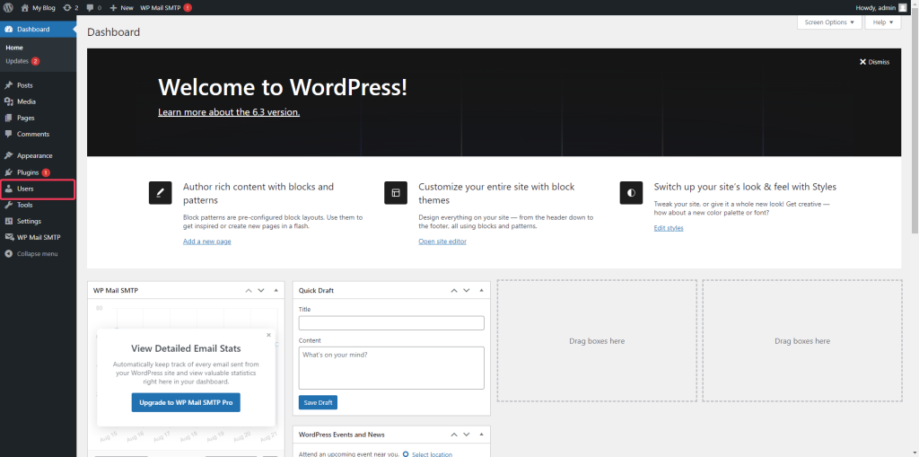 วิธีสร้าง User สิทธิ์ Admin ใน WordPress Admin - Bangmod Knowledge Base