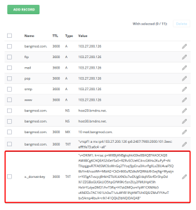 วิธีการเปิด DKIM - Bangmod Knowledge Base