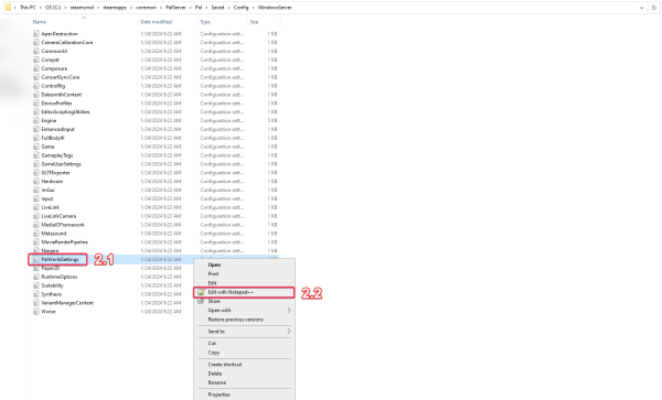 ขั้นตอนการตั้งค่าเพิ่มเติมสำหรับการเปิดเซิฟเวอร์เกม Palworld - Bangmod Knowledge Base
