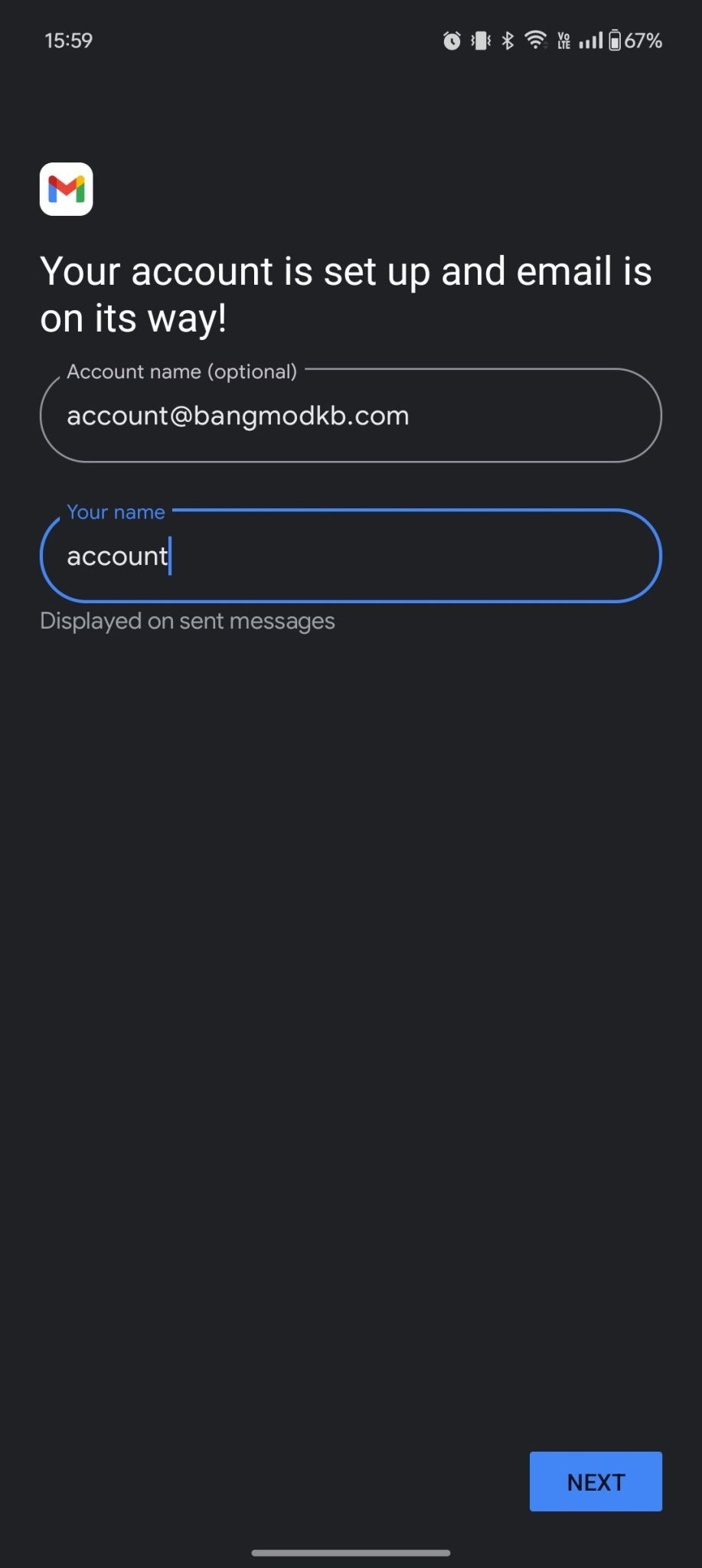 การตั้งค่า E-mail ผ่าน App Gmail บน Android - Bangmod Knowledge Base