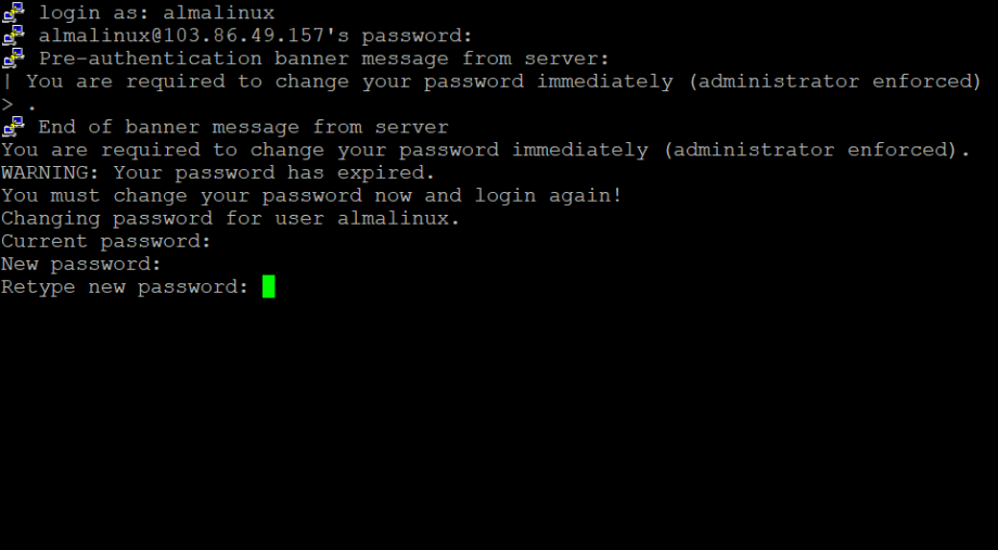 [EN] How to enable root access for Cloud Server AlmaLinux - Bangmod Knowledge Base